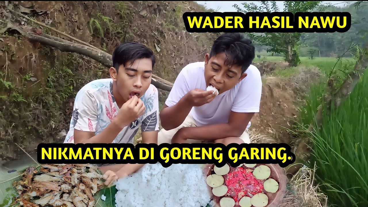MUKBANG IKAN WADER GORENG GARING SAMBEL KENCUR+JENGKOL BEWEH. - YouTube