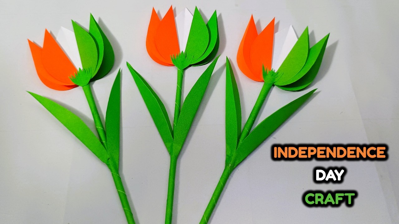 Independence Day Craft Ideas for School | Tricolour Craft Ideas | Paper ...