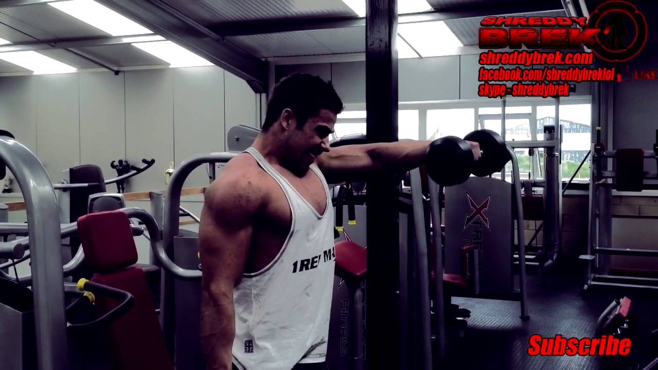 PUMPING SHOULDERS GYM WORKOUT - Road To Shredded Aesthetics - YouTube