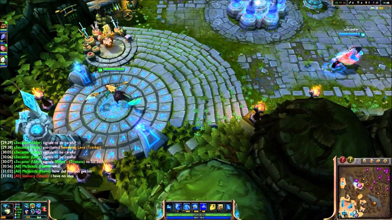 League of Legends - Nami wave/Shaco bug - YouTube