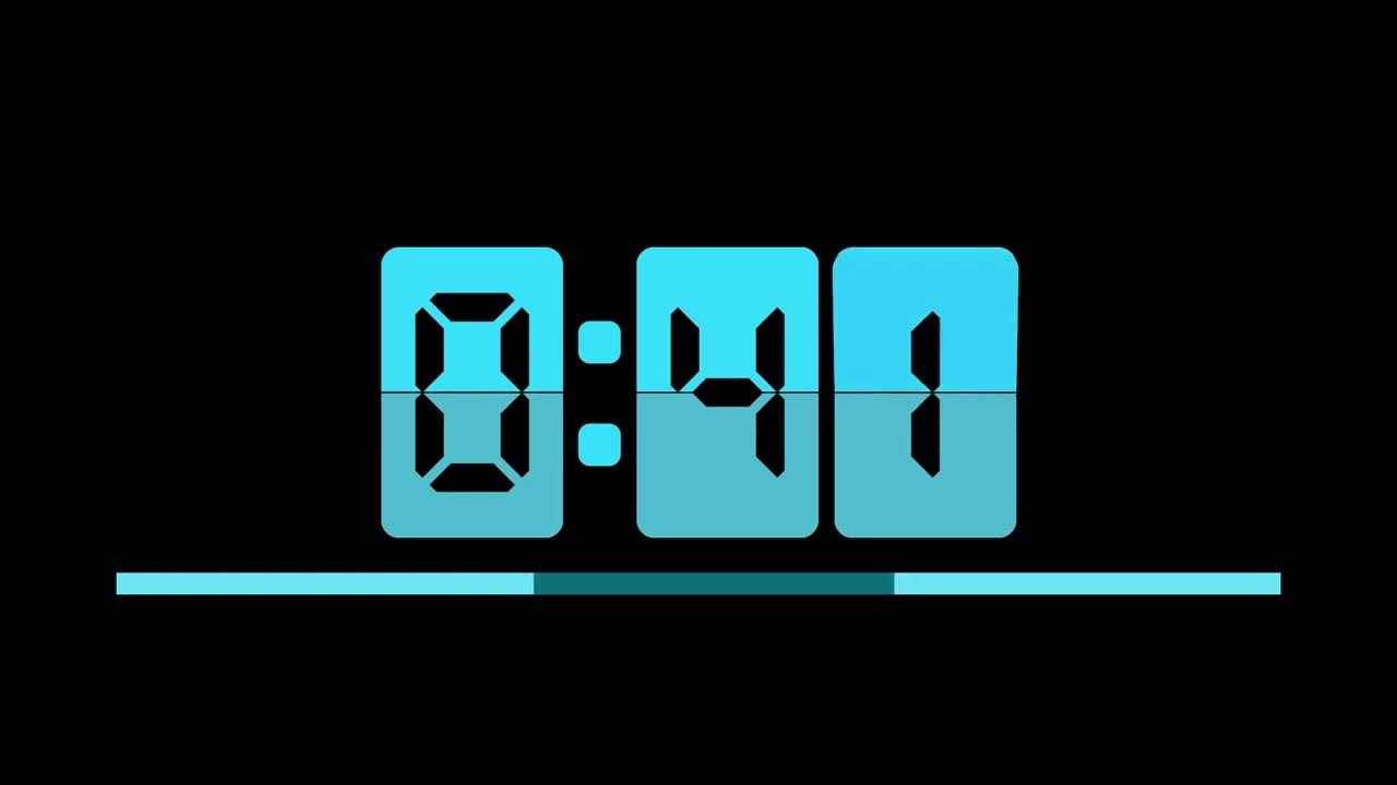 2 minutes Countdown Timer flip clock - YouTube