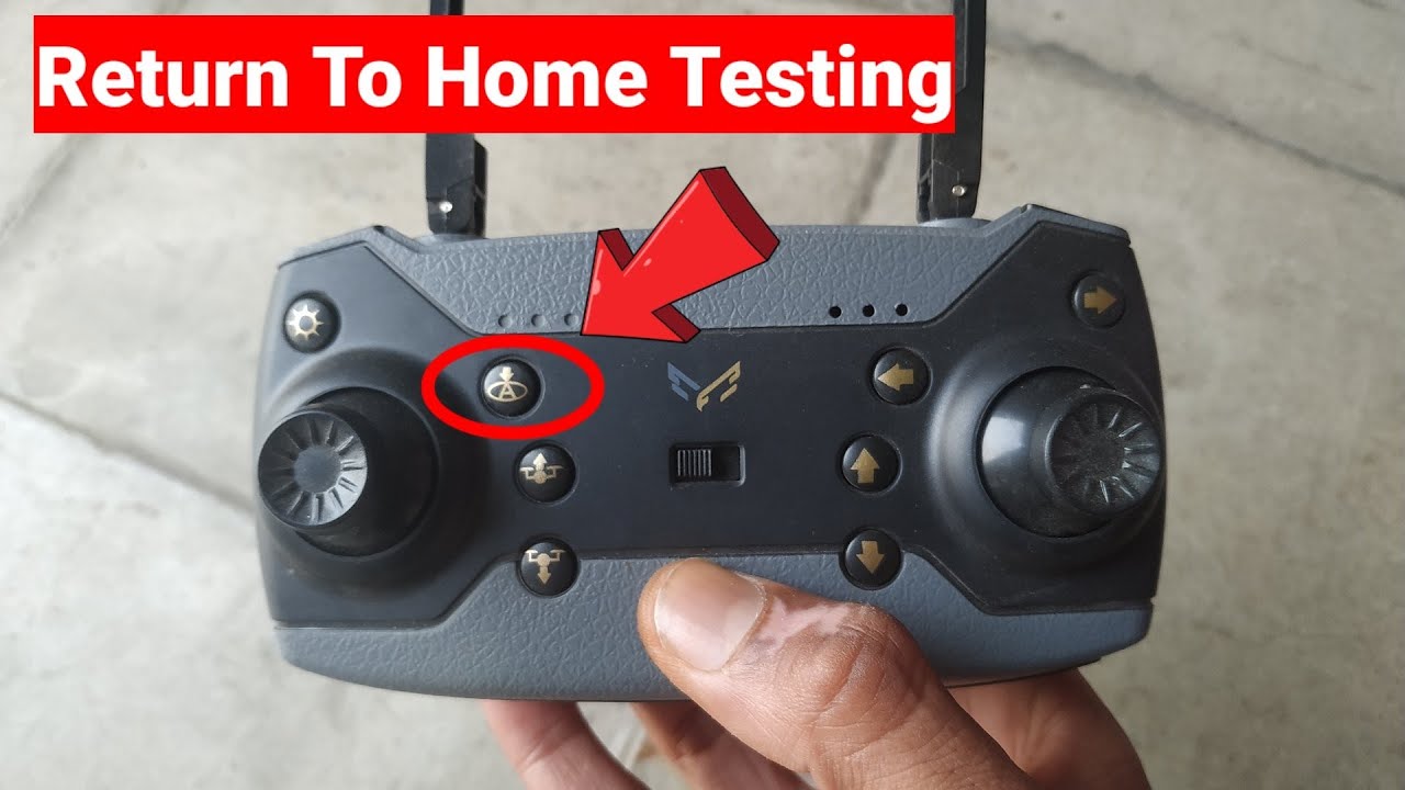 Drone पागल हो गया 😜 Drone Return To Home Button Testing - YouTube