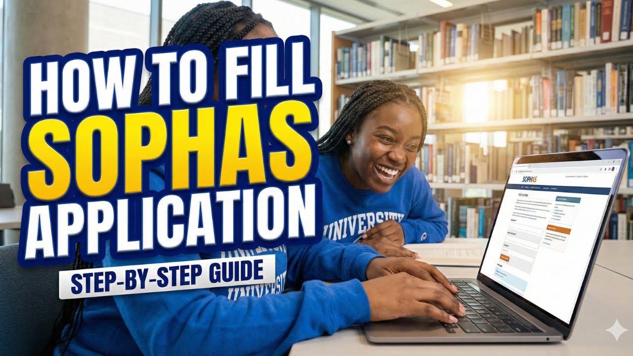 SOPHAS Application Made Easy: Step-by-Step Instructions - YouTube
