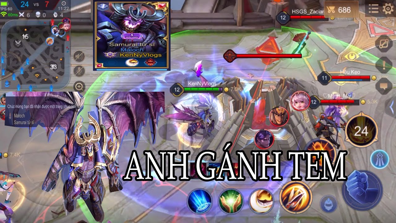 TRẢI NGHIỆM TRANG PHỤC Maloch Samurai Tử sĩ(ĐẸP HẾT CHỐ CHÊ) - YouTube