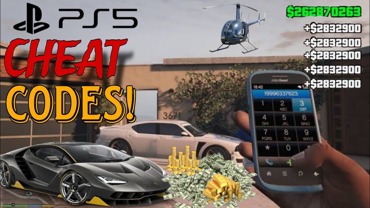 Gta 5 _ New 2024 Cheat codes $ SECRETS (Pc, Ps4, Ps5, Xbox One, Xbox 360) - YouTube