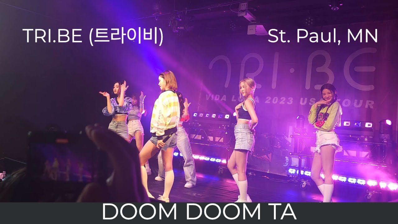 TRI.BE (트라이비) in St. Paul [DOOM DOOM TA] [4K] - YouTube
