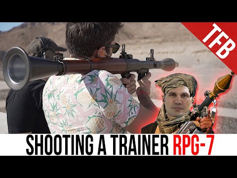Firing the RPG-7 Rocket Launcher Trainer