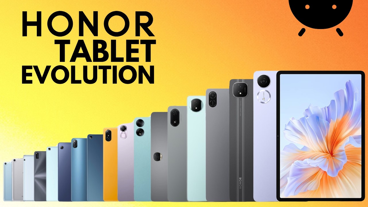 Explore Honor Tablet's AMAZING Evolution Over the Years! - YouTube