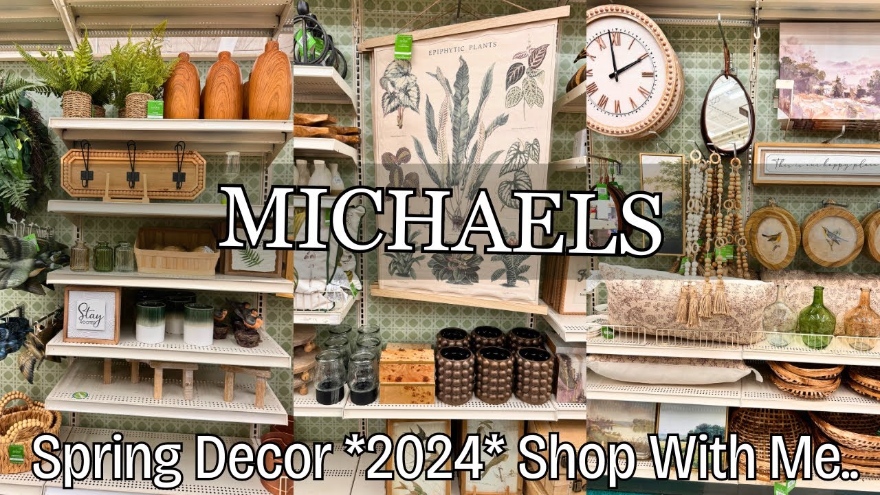 SPRING DECOR AT MICHAELS 2024 - YouTube