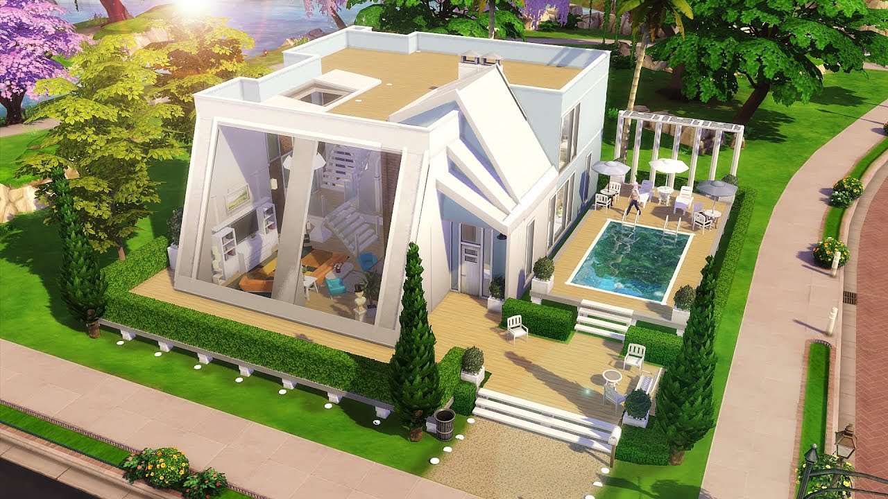 JOGO BASE - RESIDÊNCIA SUNLIGHT│Base Game Family Home│The Sims 4 ...