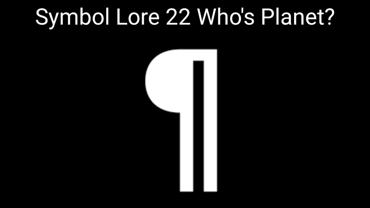 Symbol Lore 22 Continuation. Who's Planet? - YouTube