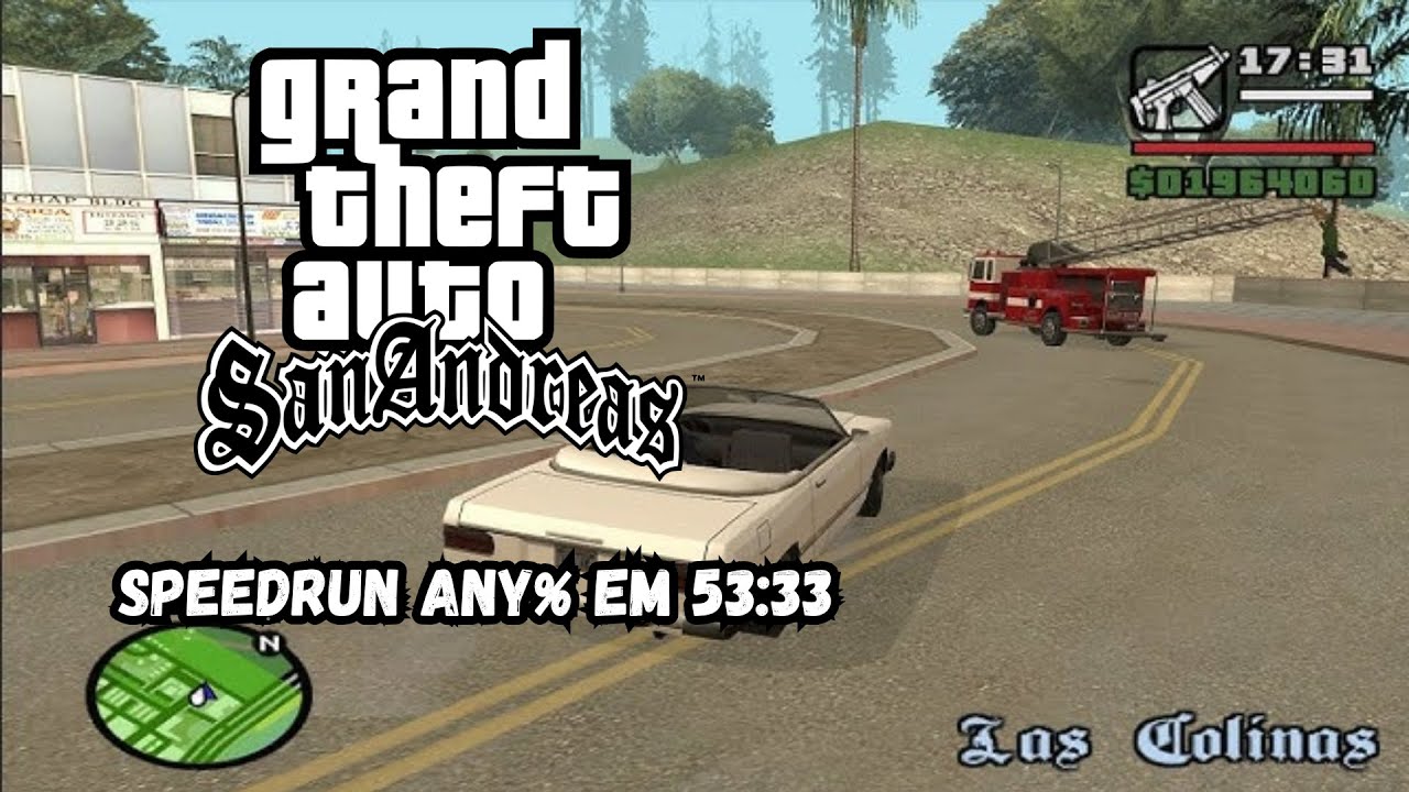 [TOP 3] GTA San Andreas Speedrun Any% in 53:33 - YouTube
