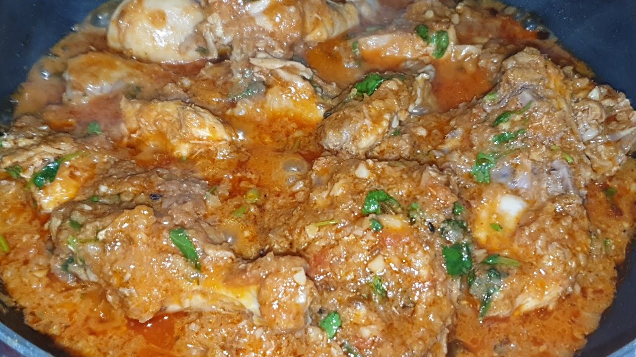 Chicken angara , chicken gravy by afnan kitchen art - YouTube