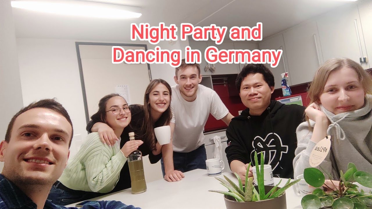 Live with international friends in Germany. Night Party and Dancing ...