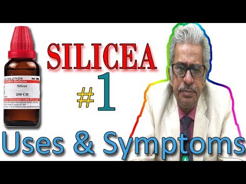Homeopathy Medicine SILICEA Part 1 in Hindi - Uses & Symptoms by Dr P. S. Tiwari