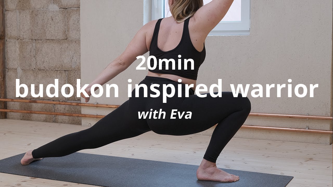 Budokon inspired warrior flow | 20 min | EN | DAY 2 of our hejhej yoga ...
