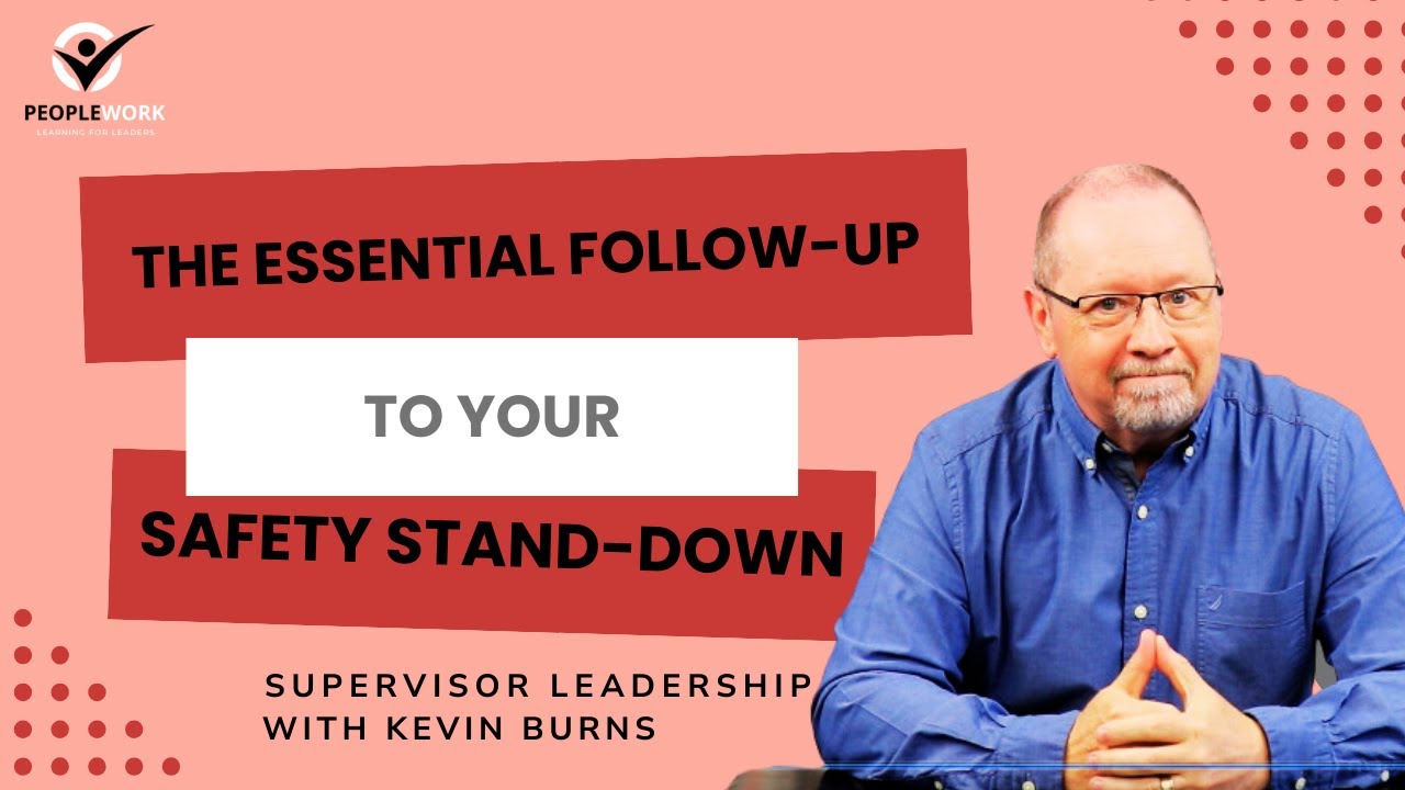 The Essential Follow-Up to Your Safety Stand-down - YouTube