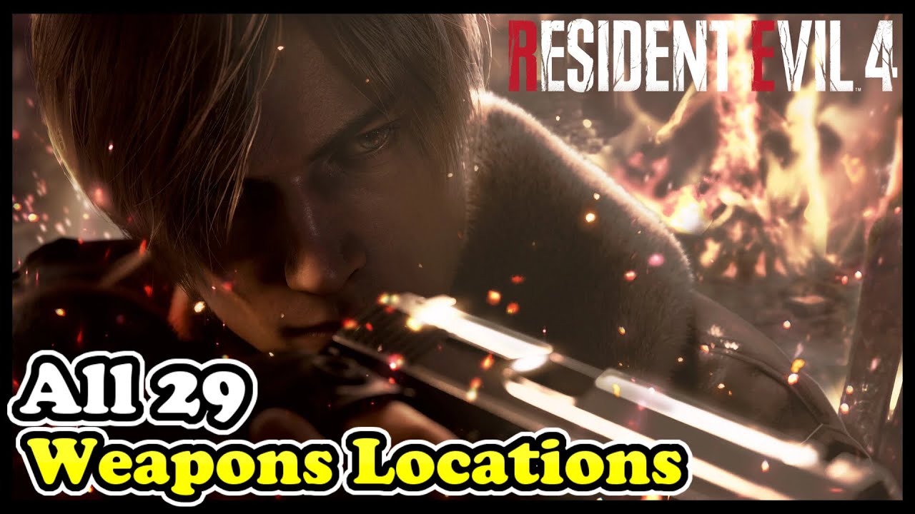 Resident Evil 4 Remake All 29 Weapons Locations - YouTube