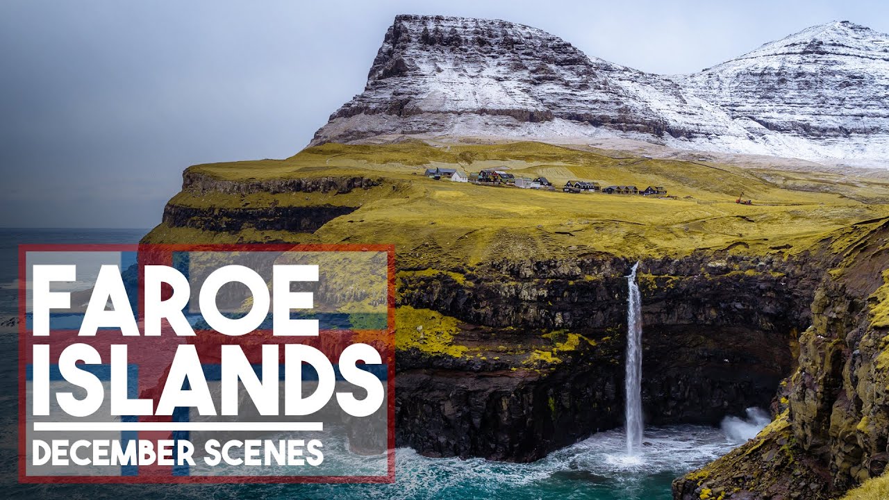 Faroe Islands - Winter Scenery & Travel Guide (December) - YouTube