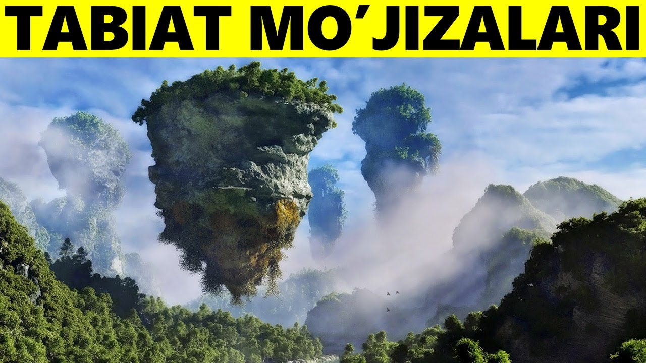 Dunyodagi G'aroyib Tabiat Mo'jizalari - YouTube