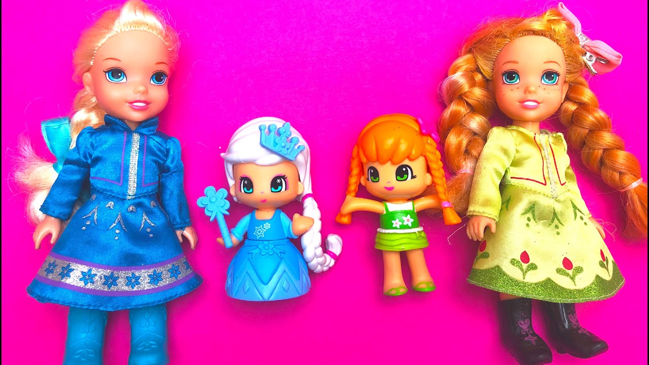 Elsa and Anna toddlers magic contest - YouTube