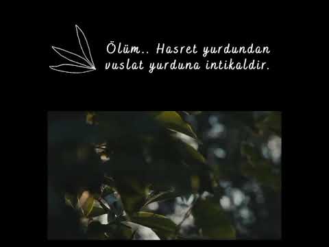 Ölüm, Hasret Yurdundan Vuslat Yurduna İntikaldir (dini sözler resimli,dini sözler whatsapp, shorts)