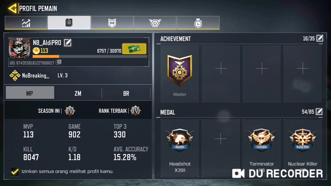 Jual akun codm sultan harga murah - YouTube