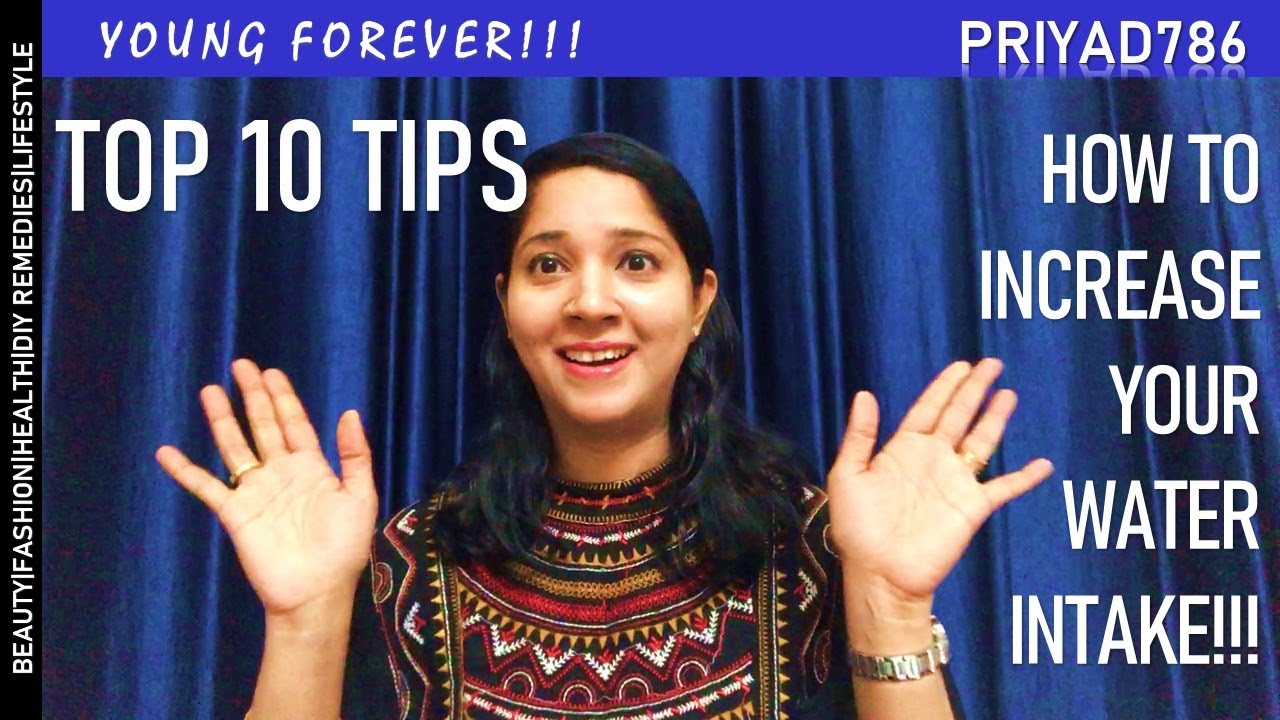 How to Increase Water Intake & Tips - YouTube