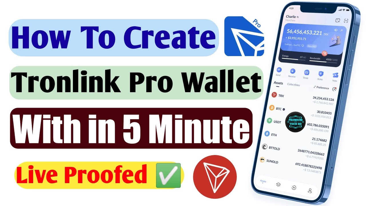 how to create tronlink pro wallet in 2022 | tronlink pro create account ...