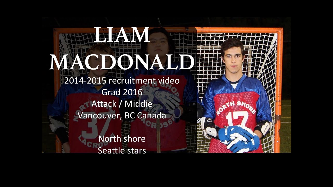 Liam MacDonald - Highlight video 2014-2015 season - YouTube