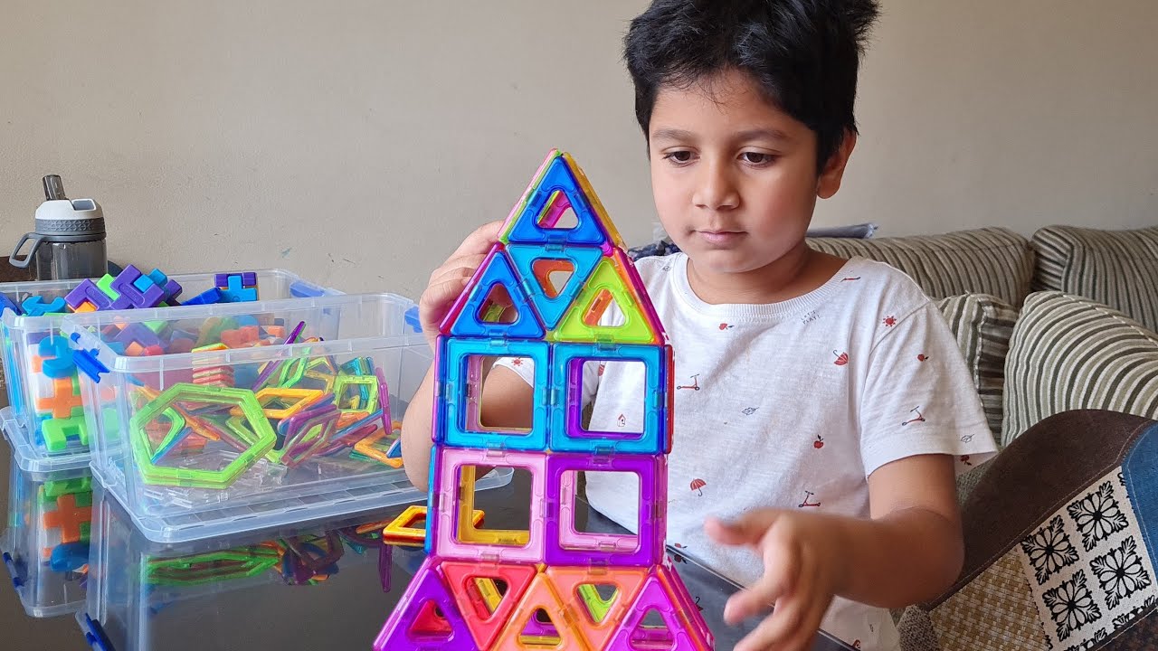 MAGNETIC BLOCK BOAT & ROCKET - YouTube