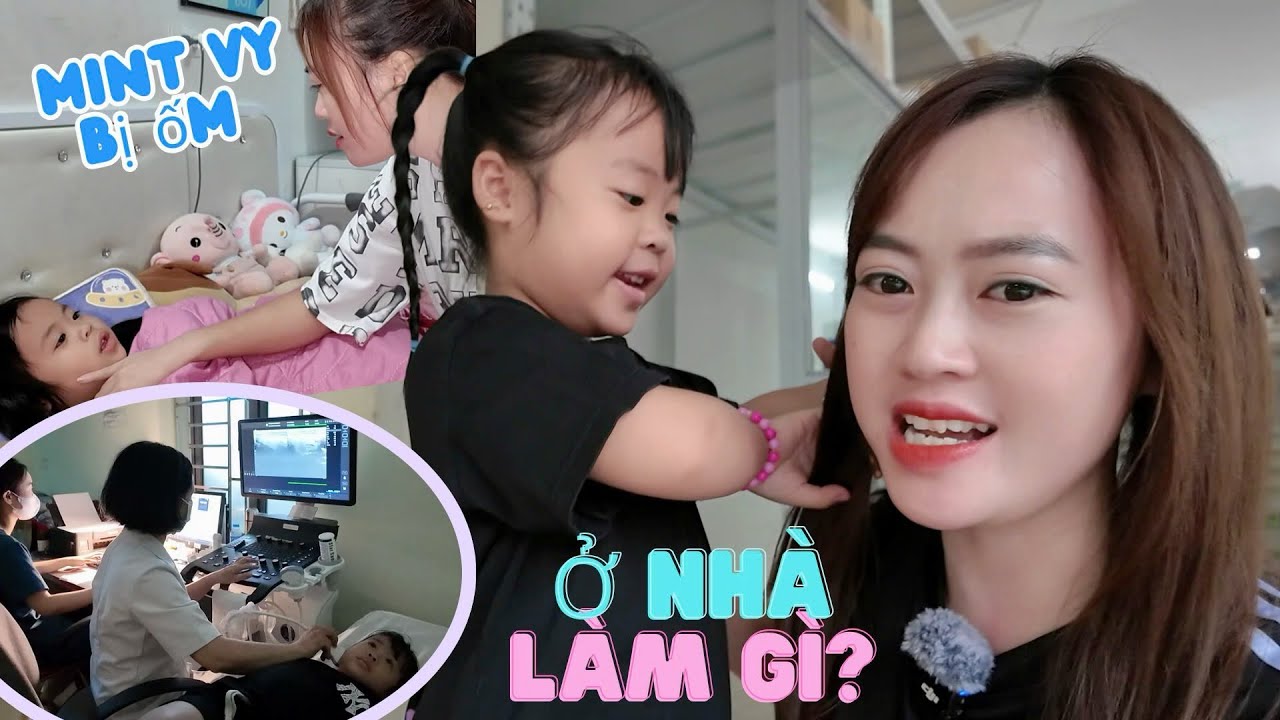 Một Ngày Em Mint Vy Bị Ốm Nghỉ Học Ở Nhà - YouTube