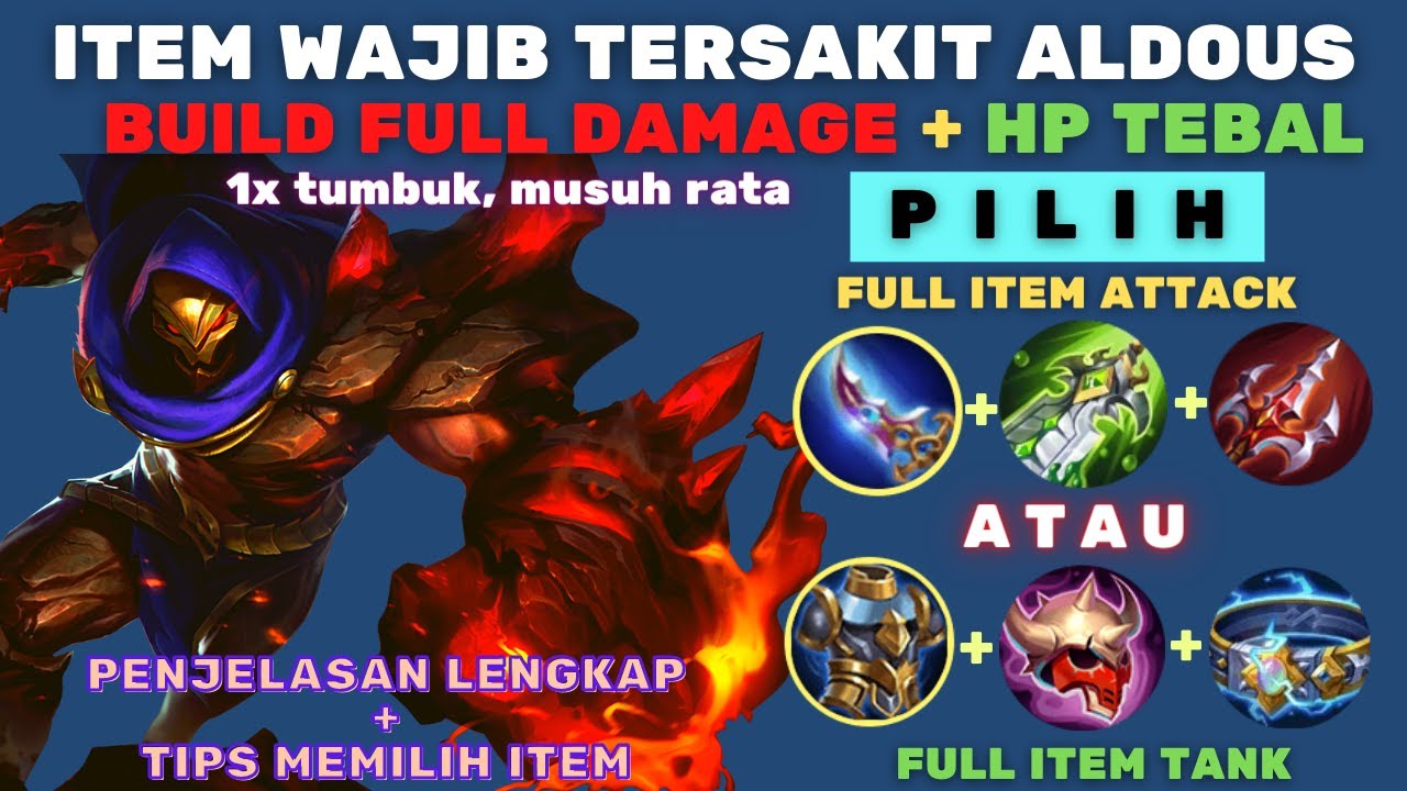 BUILD ITEM ALDOUS TERSAKIT DAN TERKUAT 2022 DI MOBILE LEGENDS, FULL ...