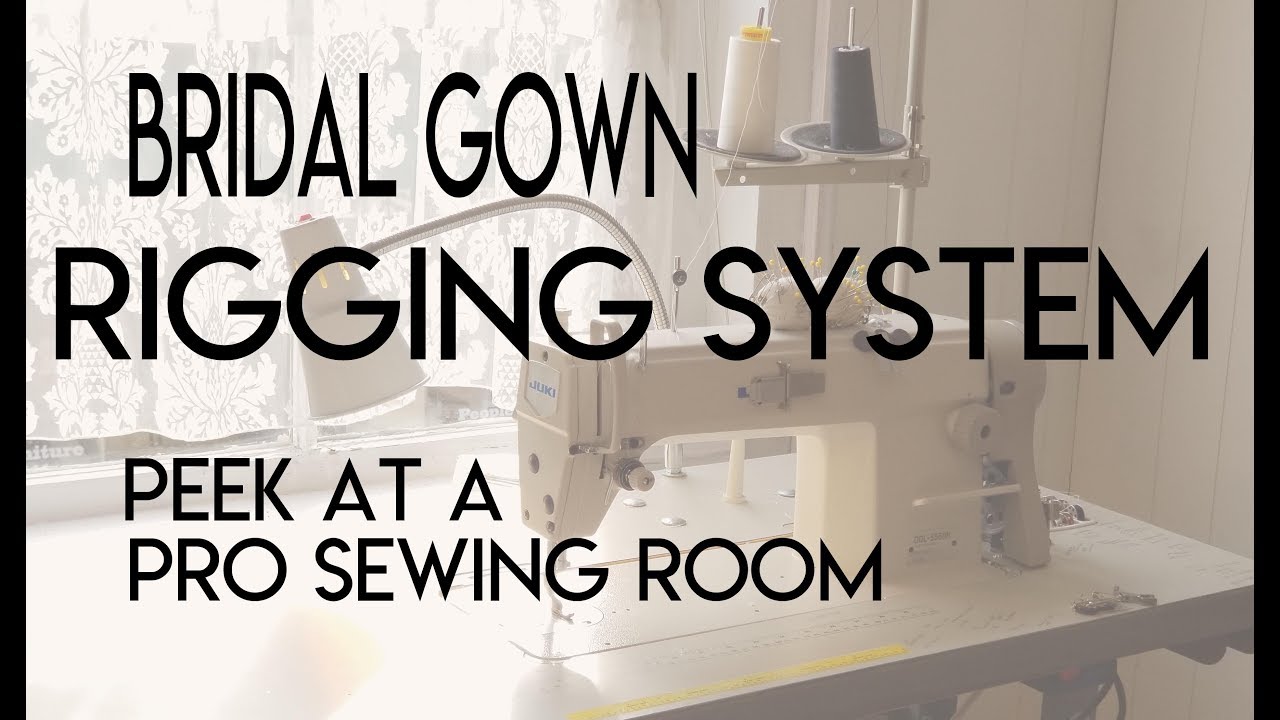 Bridal Gown Rigging System, Professional Sewing Shop, tips for bridal ...
