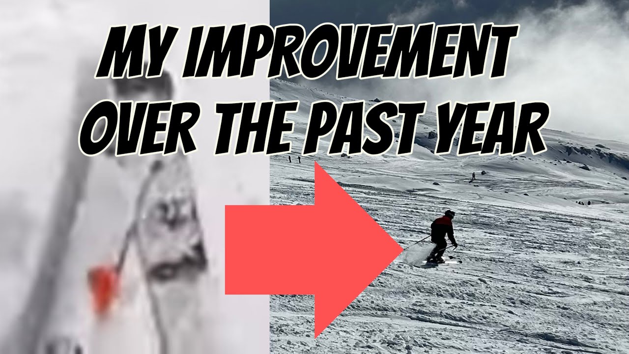 My Skiing Improvement Over The Last Year - YouTube