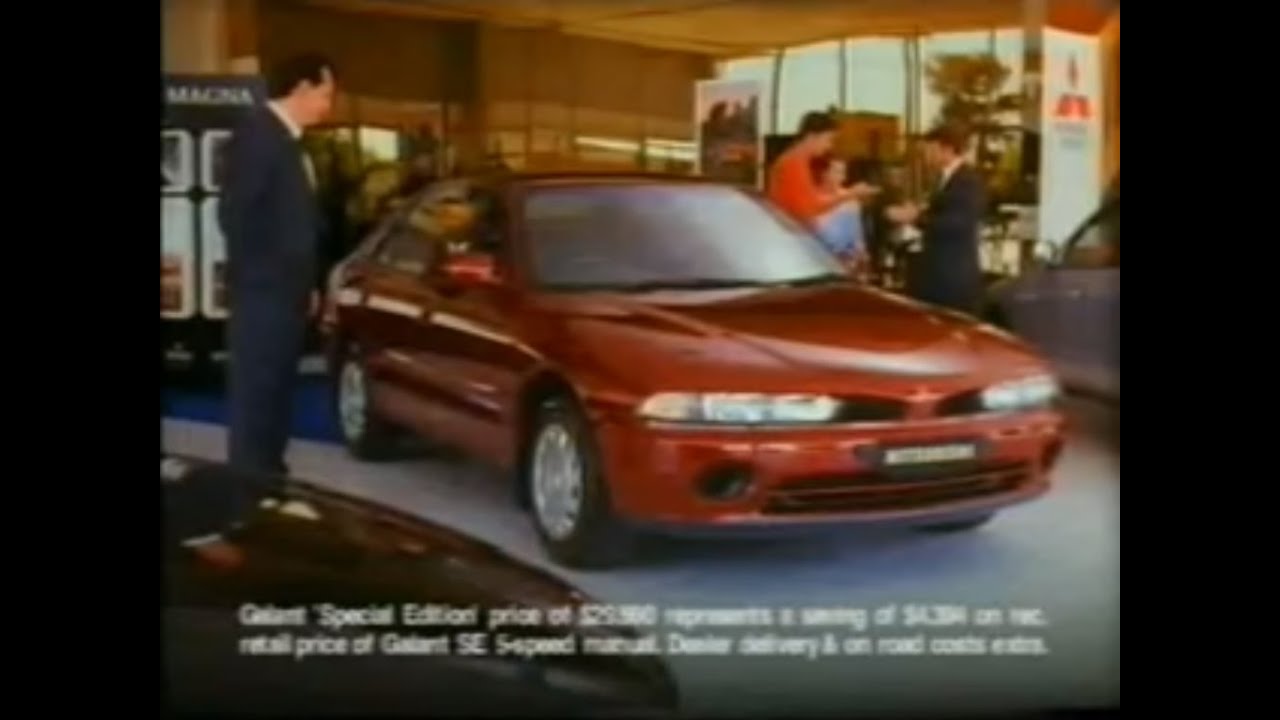 Mitsubishi Galant 7G Australian commercial 1993 - YouTube