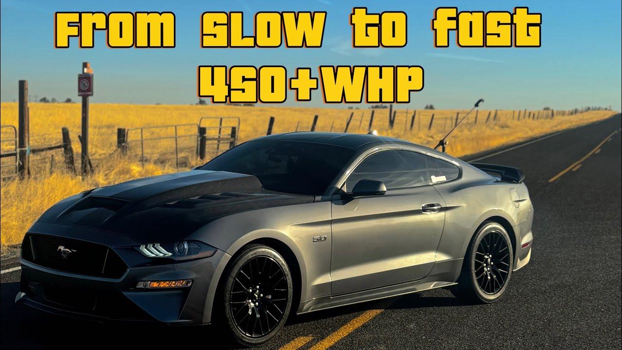 How I turned this slow Mustang into a hellcat killer - YouTube