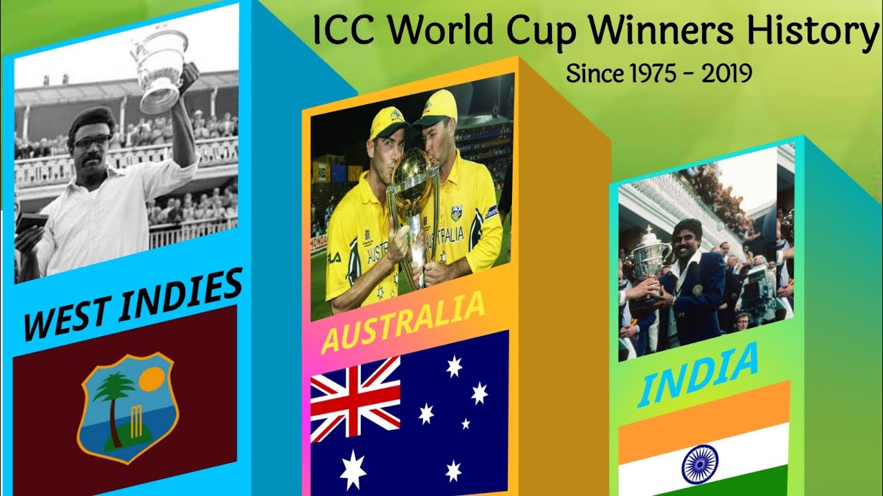 All ICC World Cup Winners Comparison #iccworldcup2023 @amitkgautamb23 ...