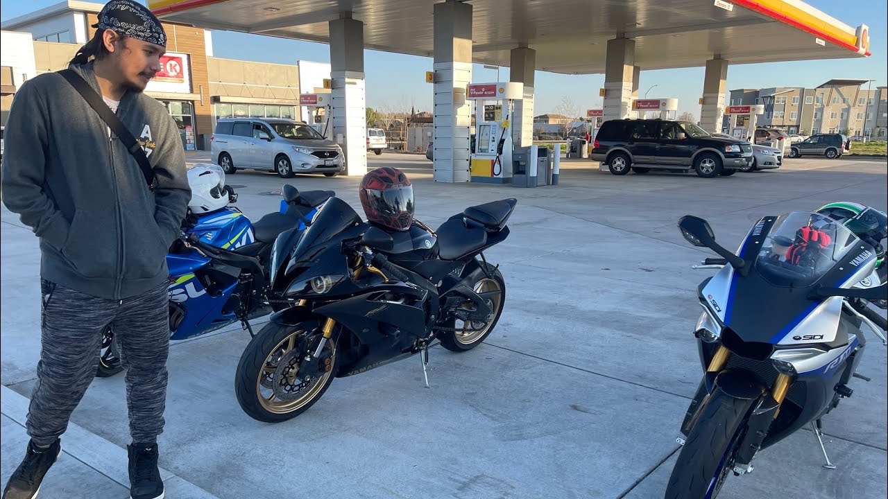 09 r6 bleeding and installing new pads - YouTube