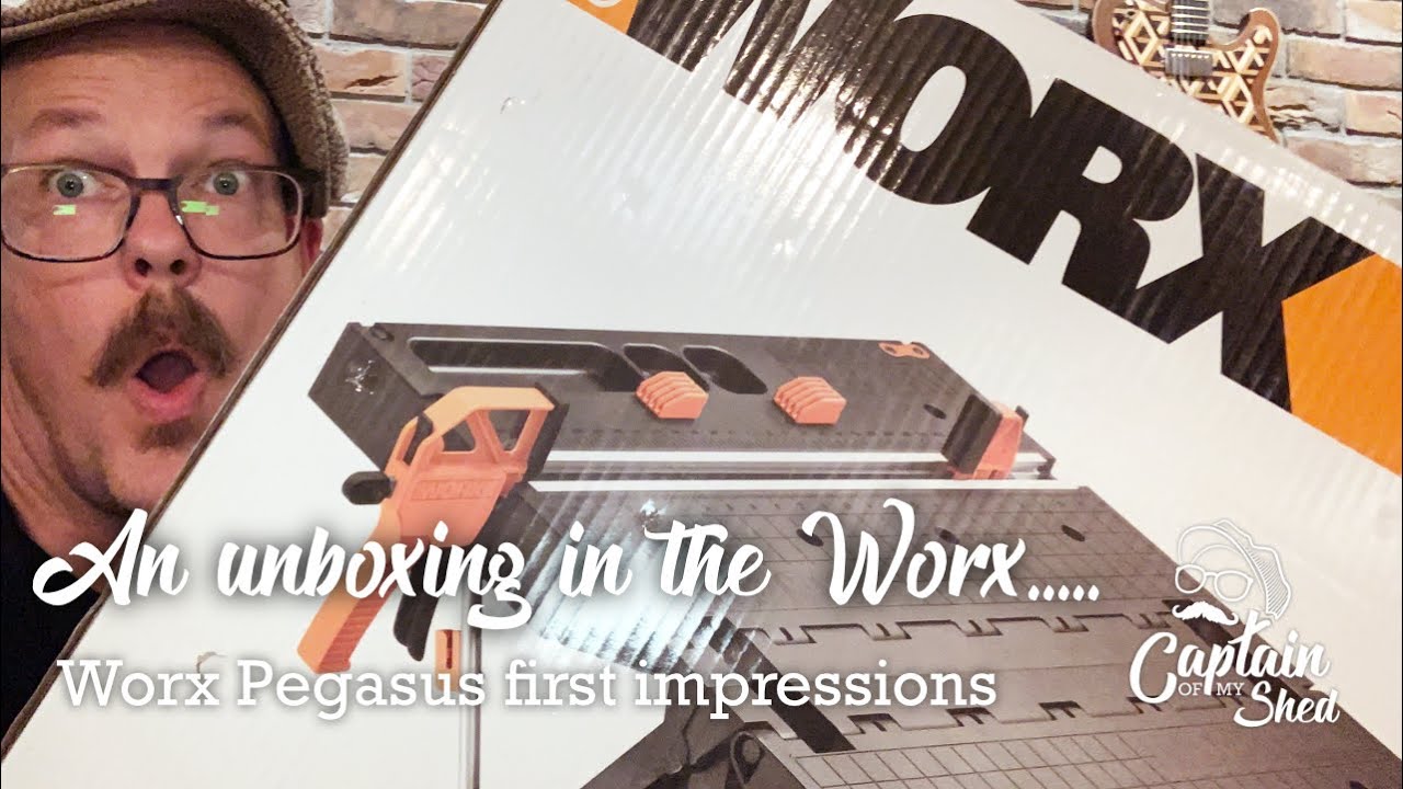 Worx Pegasus workbench, unboxing and first impressions. - YouTube