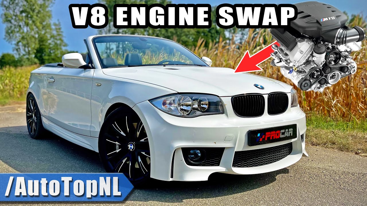 BMW 118i Convertible *M3 S65 4.0 V8 ENGINE SWAP* REVIEW by AutoTopNL ...