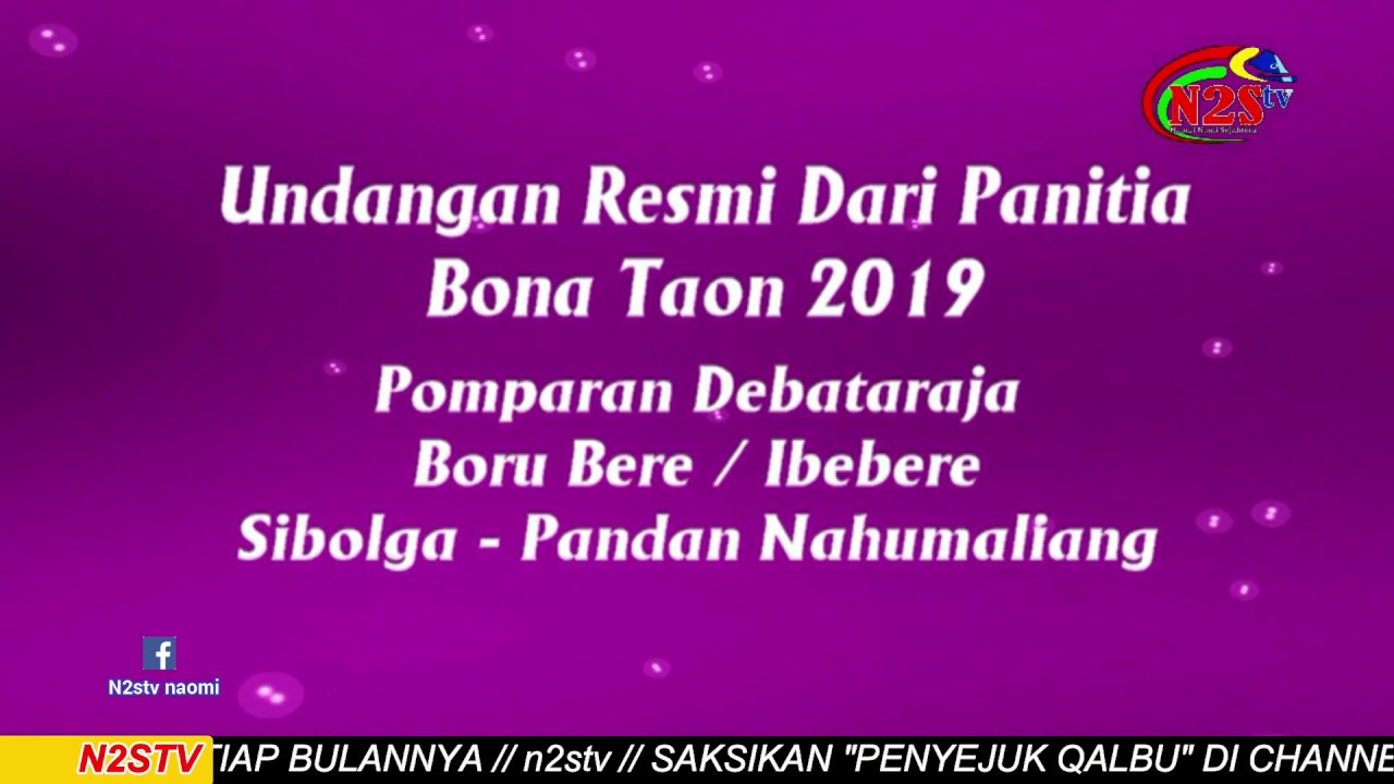 UNDANGAN PESTA BONA TAON SIMAMORA - YouTube