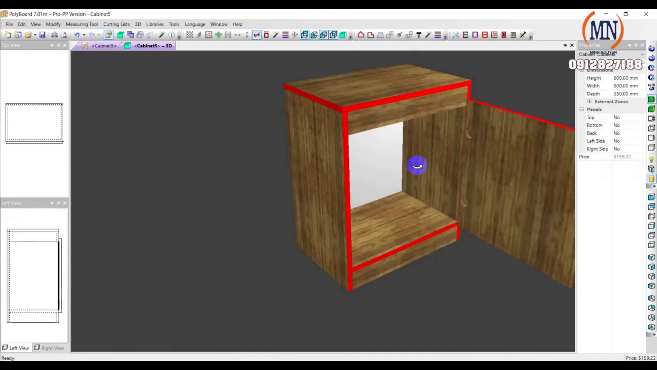 5 Polyboard 7 01 THIẾT ĐẶT CÁNH TỦ - YouTube