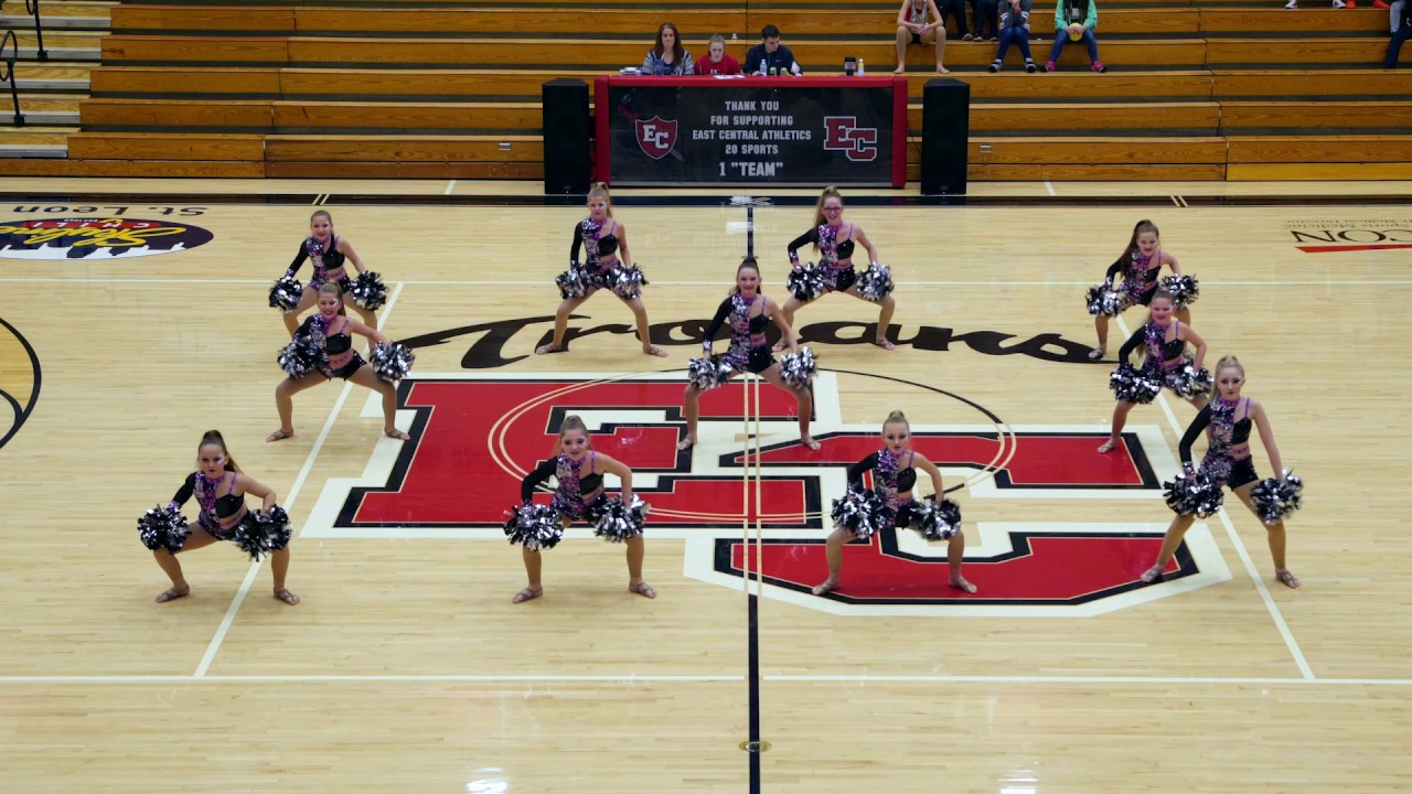 Dazzle Pom: EC Dance Competition 2017 - YouTube