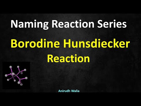 borodine hunsdiecker reaction class 12 || naming reaction series ...