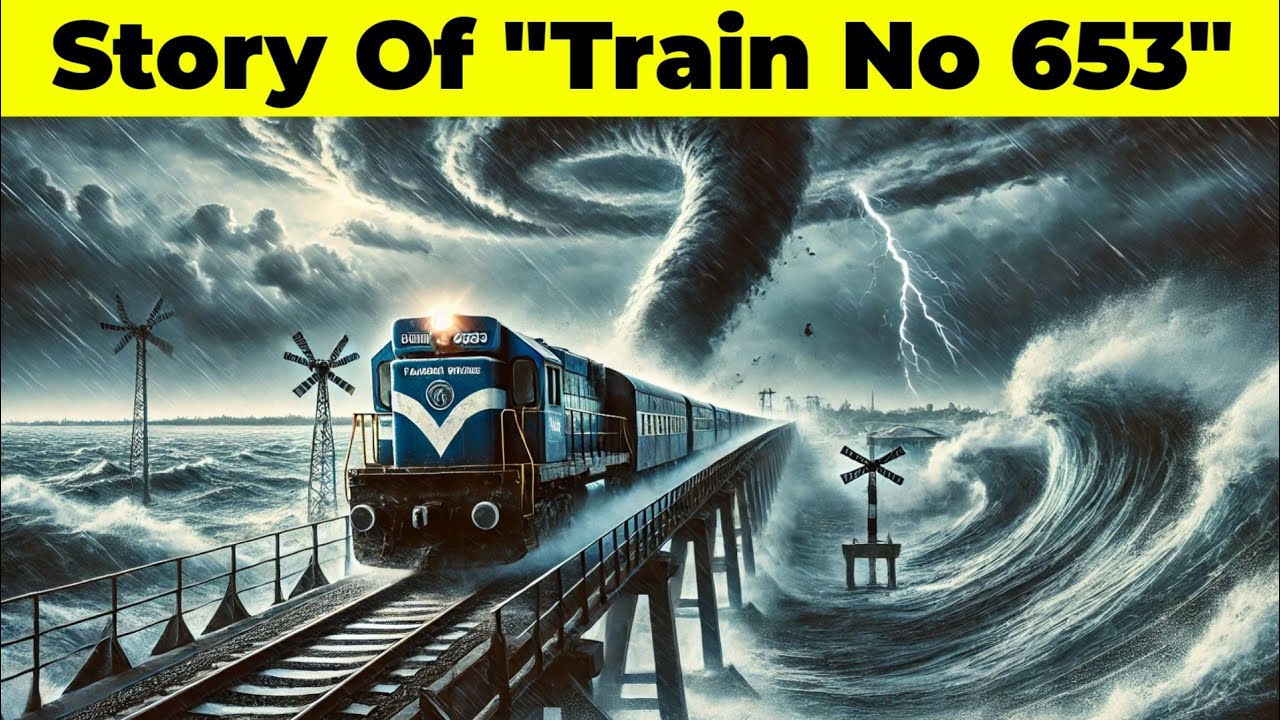 जब सवारी से भरी रेलगाड़ी समुद्र मैं समा गई | Story Of TrainNo 653 ...