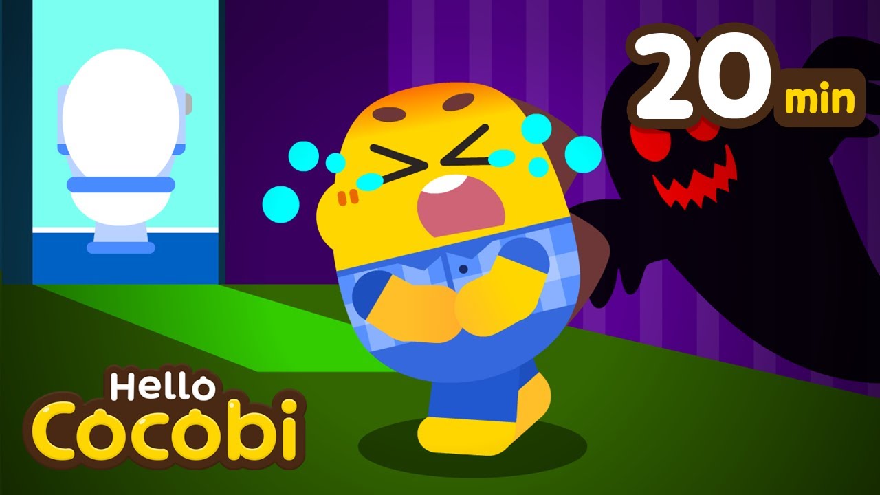 Scary Nighttime Bathroom Song and More! | Monsters & Ghost Song ...