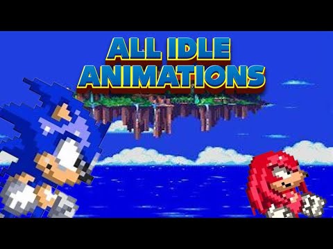 All Sonic 3 & Knuckles idle animations! - YouTube