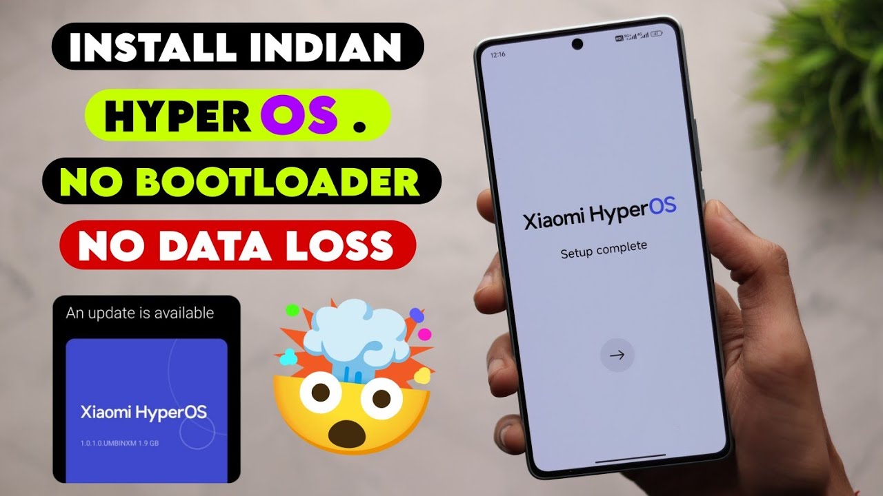 Install Indian 😯 HyperOS Update On Any REDMI & POCO Phone | No BT ...