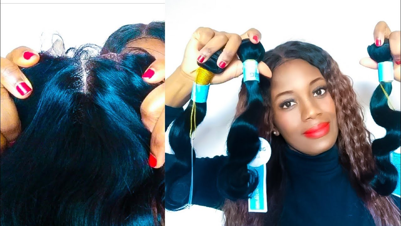 Ebay Cheap Human Hair Bundles With Closure Review - YouTube